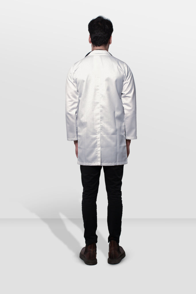 Men Lab Coat ( with snap button)
