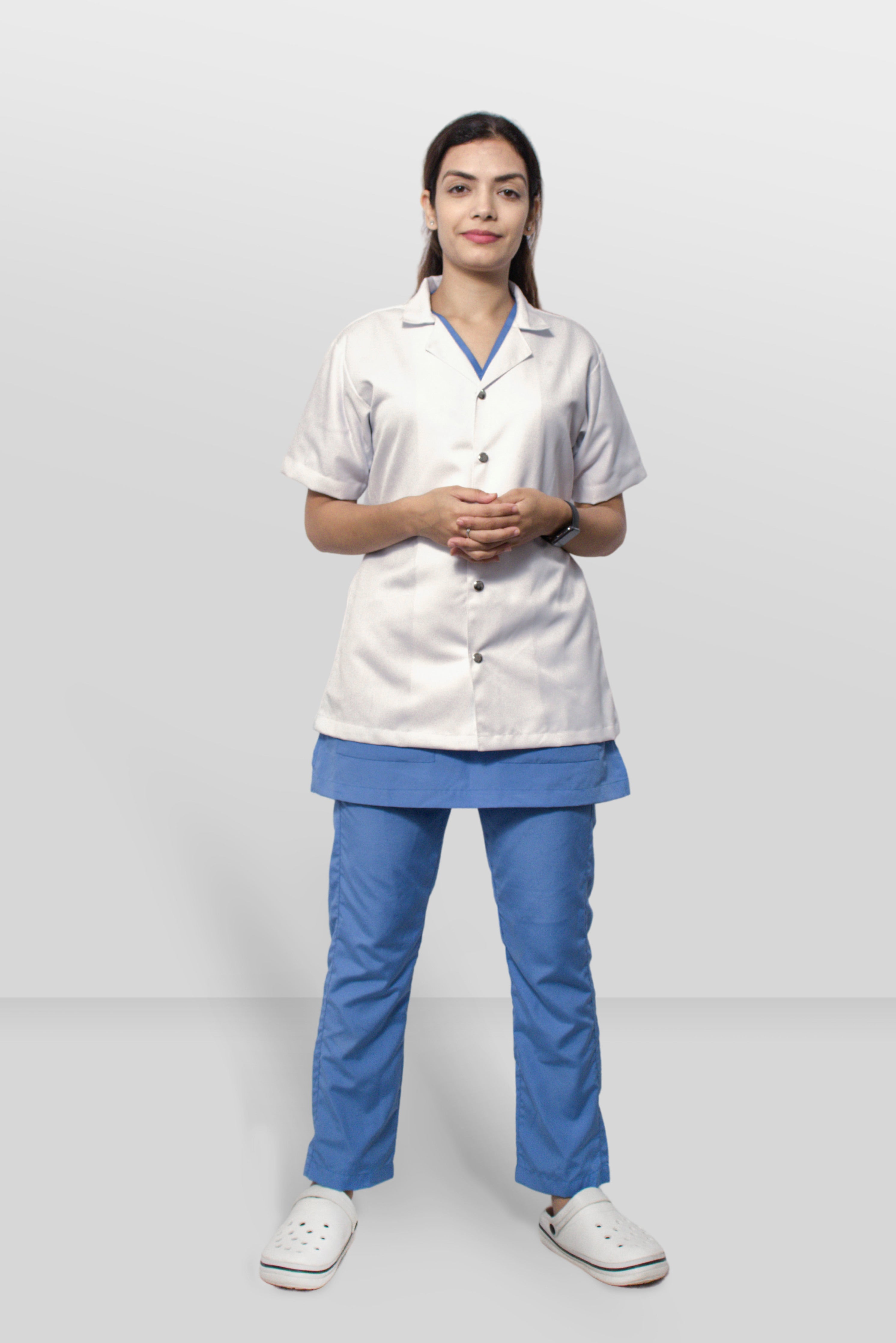 Women Lab Coat (With Belt)