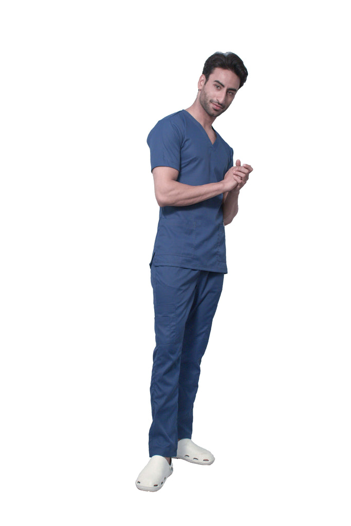 Men Premium Scrub (Midnight Blue)