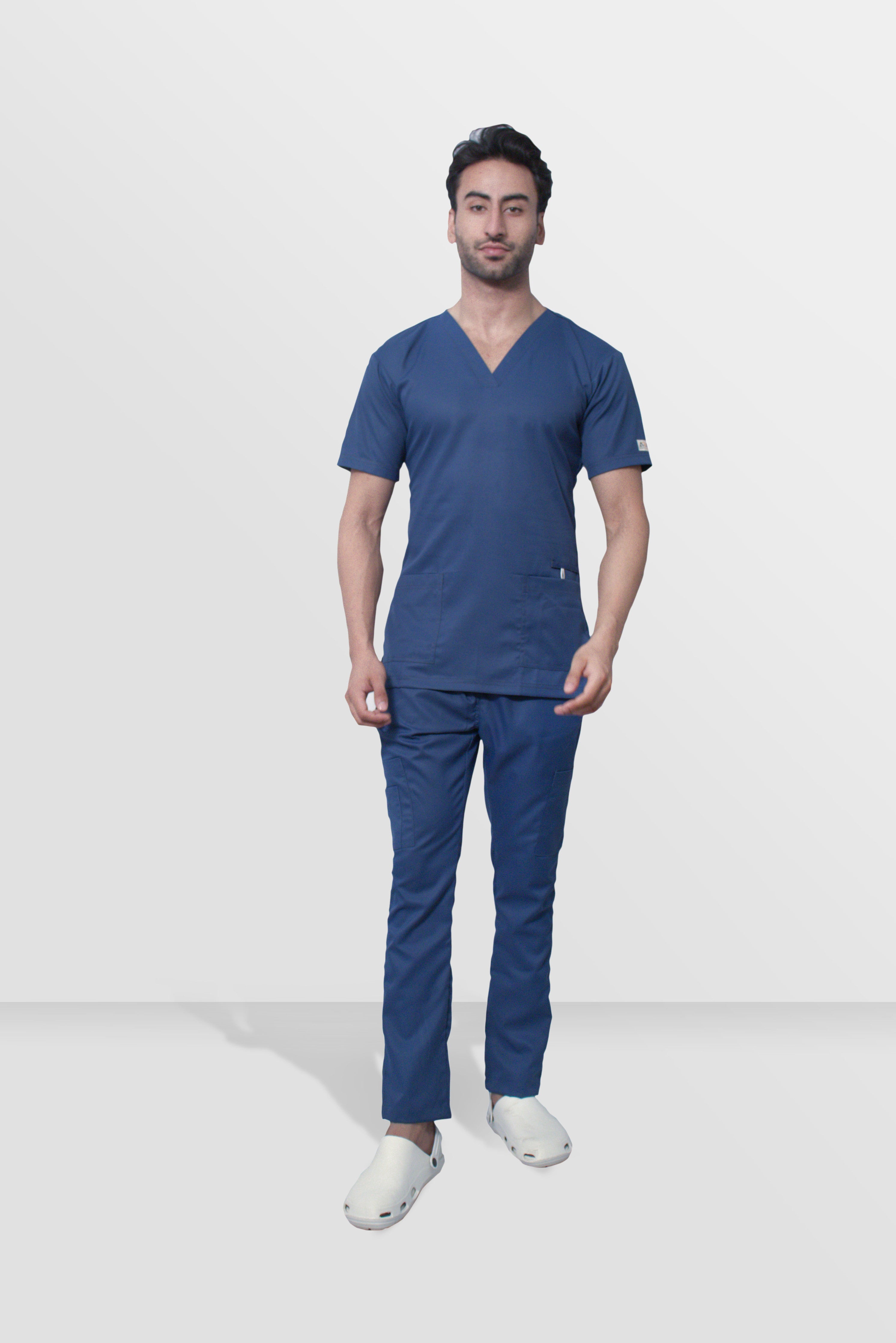 Men Premium Scrub (Midnight Blue)
